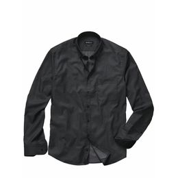 Mey & Edlich Mey & Edlich Herren Iconic-Hemd Schwarz 100 % Baumwolle