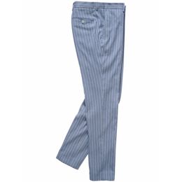 Mey & Edlich Mey & Edlich Herren Kristallklare Leinenanzughose Blau 65 % Leinen, 33 % Lyocell (TENCELTM), 2 % Elasthan