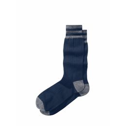 Mey & Edlich Mey & Edlich Herren Frohes-Schaffen-Socke Blau 80 % Baumwolle, 20 % Polyamid