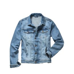 Mey & Edlich Mey & Edlich Herren Jeansjacke Aqua Blau 98 % Baumwolle, 2 % Elasthan