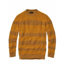 Mey & Edlich Mey & Edlich Herren Keine-Konventionen-Pullover Gelb 80 % Baumwolle (bio), 20 % Polyamid