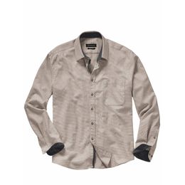 Mey & Edlich Mey & Edlich Herren Bikulturelles Hemd Beige 100 % Baumwolle