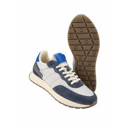 Mey & Edlich Mey & Edlich Herren Danke-reicht-Sneaker Blau 55 % Nylon, 45 % Rindleder