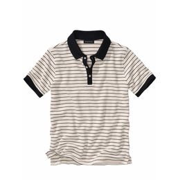 Mey & Edlich Mey & Edlich Herren Schiri-Polo Wei&szlig; 90 % Baumwolle, 7 % Polyester, 3 % Elasthan