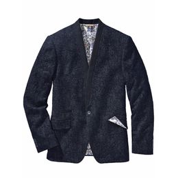 Mey & Edlich Mey & Edlich Herren Blaue-Stunde-Jackett Blau 90 % Schurwolle, 9 % Polyamid, 1 % Elasthan