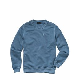 Mey & Edlich Mey & Edlich Herren Gef&auml;hrten-Sweatshirt Blau 100 % Baumwolle
