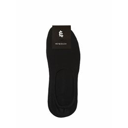 Mey & Edlich Mey & Edlich Herren Unsichtbare Socke Twinpack Schwarz 80 % Baumwolle, 18 % Polyamid, 2 % Elasthan