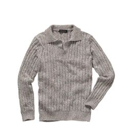 Mey & Edlich Mey & Edlich Herren Tricolor-Polo Braun 85 % Baumwolle, 15 % Polyester