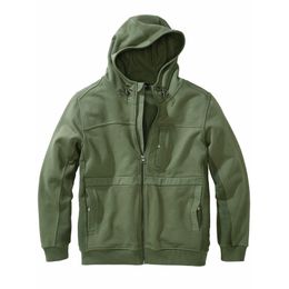 Mey & Edlich Mey & Edlich Herren Hoodie-Jacket Gr&uuml;n 100 % Baumwolle