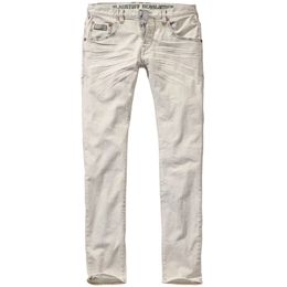 Herrlicher Herren Unclean-Jeans Wei&szlig; 88 % Baumwolle, 10,4 % Polyester, 1,6 % Elasthan