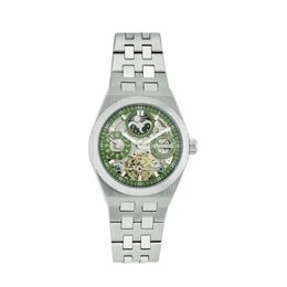 Ingersoll Herren Uhr The Broadway Gr&uuml;n Edelstahlgeh&auml;use mit geh&auml;rtetem Mineralglas sowie Armband mit Faltschlie&szlig;e und Dr&uuml;cker