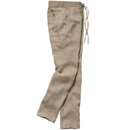 Mey & Edlich Mey & Edlich Herren Hitzesieger-Leinenhose Beige 100 % Leinen