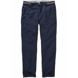 Mey & Edlich Mey & Edlich Herren Pragmatiker-Chino Blau 55 % Baumwolle, 45 % Leinen