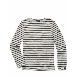 St. James Herren Bretagne-Shirt Braun 100 % Baumwolle