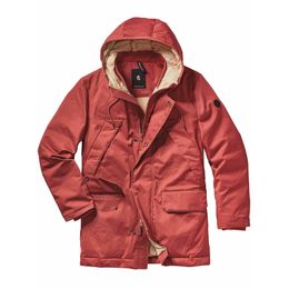 Mey & Edlich Mey & Edlich Herren Funtensee-Parka Rot 100 % Baumwolle