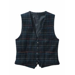 Mey & Edlich Mey & Edlich Herren Orkan-Weste Blau 100 % Schurwolle