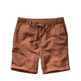 Mey & Edlich Mey & Edlich Herren Piazza-Shorts Rot 100 % Leinen