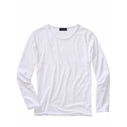 Mey & Edlich Mey & Edlich Herren Storyteller-Shirt Wei&szlig; 100 % Baumwolle (bio)
