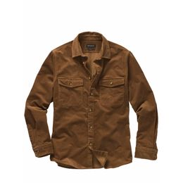 Mey & Edlich Mey & Edlich Herren Cargo-Hemd Braun 98 % Baumwolle, 2 % Elasthan