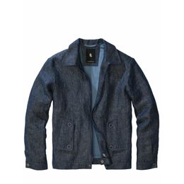 Mey & Edlich Mey & Edlich Herren Porto-Levante-Blouson Blau 53 % Baumwolle, 45 % Leinen, 2 % Elasthan