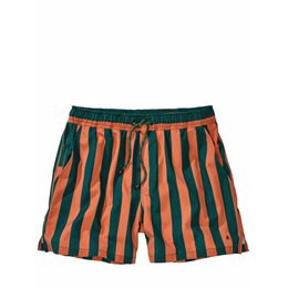 Mey & Edlich Mey & Edlich Herren Resort-Badeshorts Streifen Braun 94 % Polyester, 6 % Elasthan