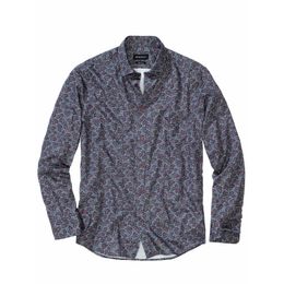 Mey & Edlich Mey & Edlich Herren Herbstlaub-Hemd Blau 100 % Baumwolle