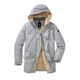 Mey & Edlich Mey & Edlich Herren Funtensee-Parka Grau 100 % Baumwolle