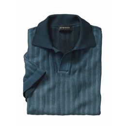 Mey & Edlich Mey & Edlich Herren Regelbrecher-Polo Blau 100 % Baumwolle