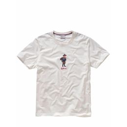 Luis Trenker Herren T-Shirt Lutrenki Beige 100 % Baumwolle