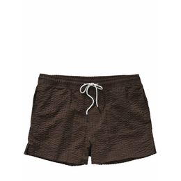 OAS Herren Badeshorts Calo Braun 98 % Baumwolle, 2 % Elasthan