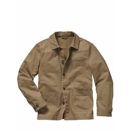 Mey & Edlich Mey & Edlich Herren Werkbank-Hemdjacke Beige 100 % Baumwolle