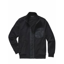 Mey & Edlich Mey & Edlich Herren Think-Big-Sweatshirt-Jacke Schwarz 94 % Baumwolle, 6 % Elasthan