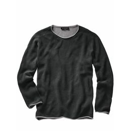 Mey & Edlich Mey & Edlich Herren Schmirgel-Pullover Schwarz 100 % Baumwolle