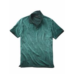 Mey & Edlich Mey & Edlich Herren Frottee-Vintage-Polo Gr&uuml;n 100 % Baumwolle (bio)