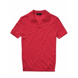Mey & Edlich Mey & Edlich Herren Evolution&auml;res Poloshirt Gr&uuml;n 54 % Leinen, 43 % Lyocell, 3 % Polyamid