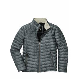 Mey & Edlich Mey & Edlich Herren Hartgesottene Lederjacke Grau Lammnappa