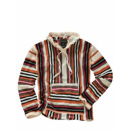 Gallia Herren Collab-Strickhoodie Garcia Beige 75 % Leinen, 25 % Baumwolle