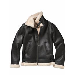 Mey & Edlich Mey & Edlich Herren B3 Lammfell-Jacke Braun Lammfell