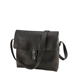 Mey & Edlich Mey & Edlich Herren Bedarfsgerechte Kuriertasche Schwarz Obermaterial: Rindleder