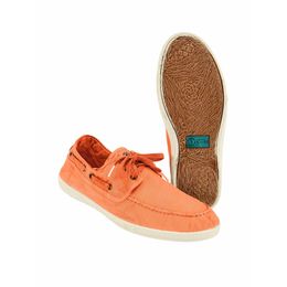 natural world Herren Sneaker Nautico Enz Orange Obermaterial: Baumwolle
