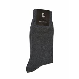 Mey & Edlich Mey & Edlich Herren Treue Socke Twinpack Grau Italienisches Garn