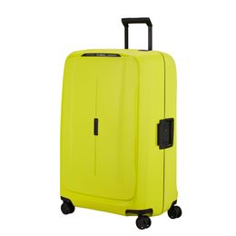 Hartschalen-Trolley Samsonite "ESSENS, verschiedene Gr&ouml;&szlig;en und Farben", Gr. B/H/T: 56cm x 81cm x 34cm 140 l, lime, Polypropylen, Strukturmuster, Koffer, mit robustem Polypropylen-Geh&auml;use, mit mehreren F&auml;chern