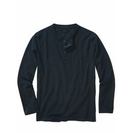 Mey & Edlich Mey & Edlich Herren Klare-Kante-Shirt Blau 100 % Baumwolle (bio)