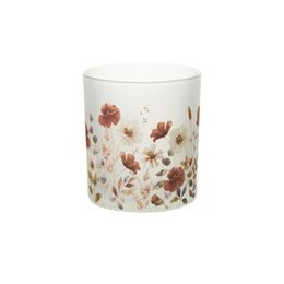 HOME STORY Teelichtglas braun Glas Ma&szlig;e (cm): H: 9 &Oslash;: 8 &raquo; H&ouml;ffner