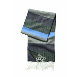 Mey & Edlich Mey & Edlich Herren Herringbone-Schal Blau 100 % Wolle