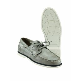 Mey & Edlich Mey & Edlich Herren Bootsschuh Grau Obermaterial: Rindleder