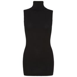 Funktionstop SEAMLESS BASIC "Seamless Basic Top Fleur", Damen, Gr. S/M, schwarz, Obermaterial: 100% Baumwolle, Tops