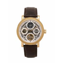 Ingersoll Herren Uhr The Row Braun Edelstahlgeh&auml;use, goldfarben: ca