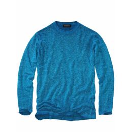 Mey & Edlich Mey & Edlich Herren Sommernacht-Pullover Blau 68 % Leinen, 32 % Baumwolle