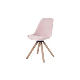 H&ouml;ffner Esszimmerstuhl Troyes rosa/pink Ma&szlig;e (cm): B: 48 H: 84 &raquo; H&ouml;ffner
